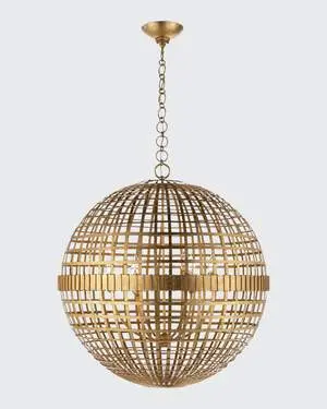 VISUAL COMFORT & CO. Mill Large Globe Lantern By Aerin One-color