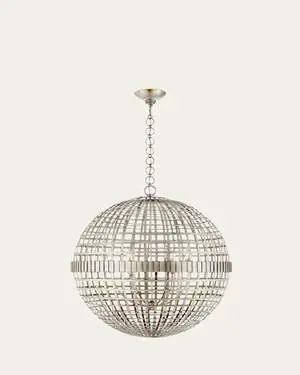 VISUAL COMFORT & CO. Mill Large Globe Lantern Aerin - Silver