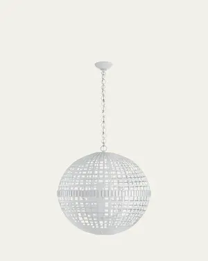 VISUAL COMFORT & CO. Mill Large Globe Lantern Aerin - White