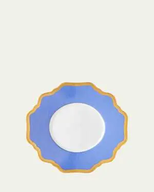 ANNA WEATHERLEY Indigo Rimmed Saucer - Multi