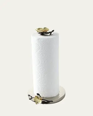 Michael Aram Orchid Paper Towel Holder - Gold