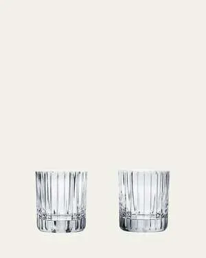 THE MARTHA, BY BACCARAT Harmonie Single Old Fashion Tumblers, Set Of 2 - Clear