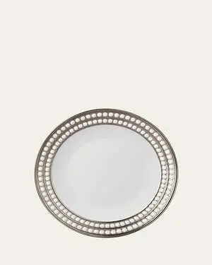 L'Objet Perlee Salad Plate - Platinum