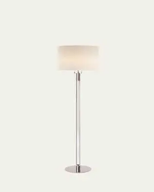 VISUAL COMFORT & CO. Riga Floor Lamp By Aerin Silver