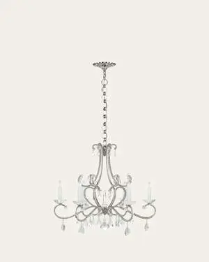 VISUAL COMFORT & CO. Montmartre Medium Chandelier Aerin - Polished Nickel
