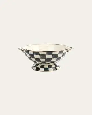 MACKENZIE-CHILDS Courtly Check Everything Bowl - Black/white