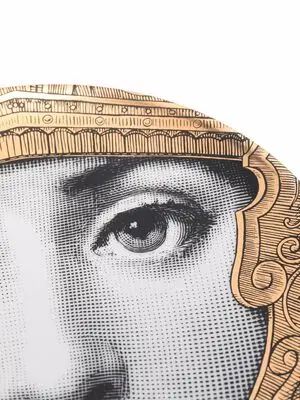 FORNASETTI Variazioni Decorative Plate - Black