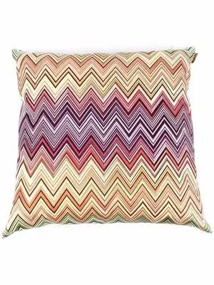 Missoni Jarris Zig-zag Cushion Purple