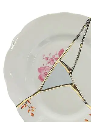 SELETTI Crack Detail Plate