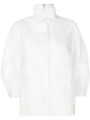 SHIATZY CHEN SHIATZY CHEN Full-Jacquard Stand-Up Collar Jacket
