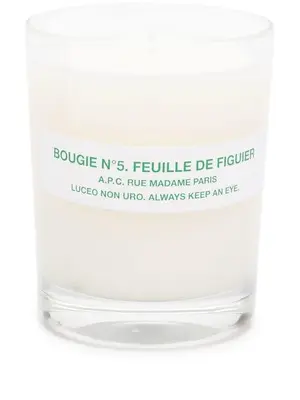 A.p.c. Candle No.5 Feuille De Figuier - White