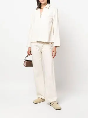 BASERANGE Onda Collared Shirt
