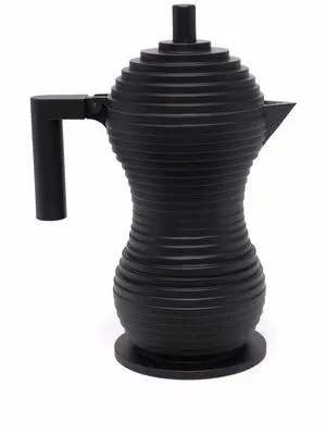 ALESSI Pulcina Espresso Coffee Maker - Black