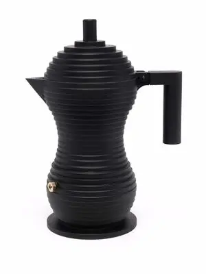 ALESSI Pulcina Espresso Coffee Maker - Black