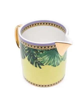Versace Tropical-print Panelled Mug