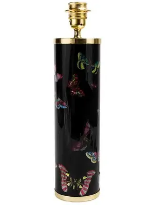 FORNASETTI Butterfly Print Lamp Base - Black
