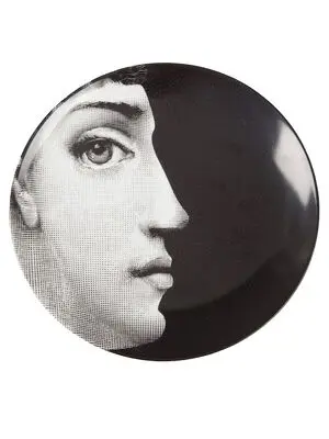 FORNASETTI Plate - Black