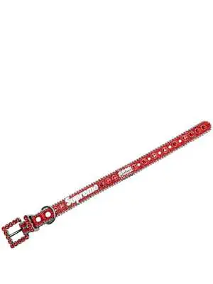 Supreme B.b. Simon Studded Dog Collar - Red