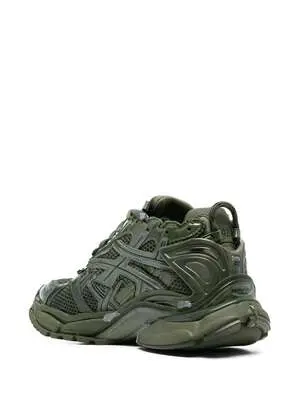 Balenciaga Runner Panelled Low-top Sneakers - Green