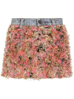 Dolce & Gabbana Textured Jacquard Miniskirt