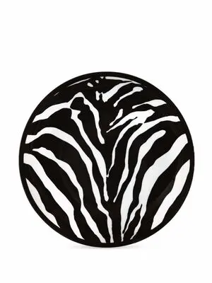 Dolce & Gabbana Zebra-print Porcelain Soup Plates