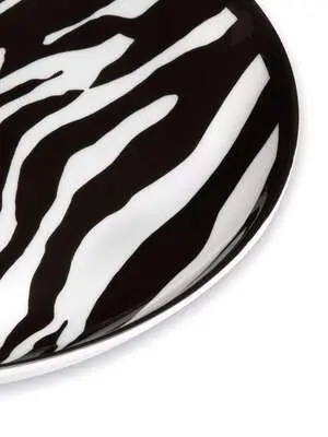 Dolce & Gabbana Zebra-print Porcelain Soup Plates