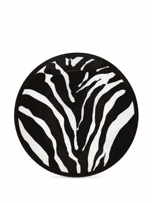 Dolce & Gabbana Zebra-print Porcelain Bread Plates