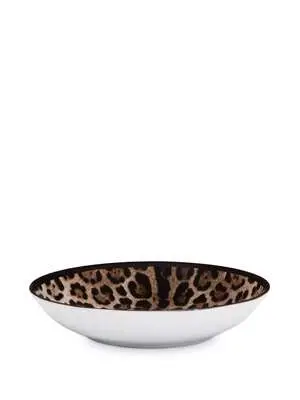 Dolce & Gabbana Leopard-print Porcelain Soup Plates