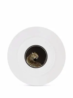 Dolce & Gabbana Leopard-print Porcelain Dessert Plates
