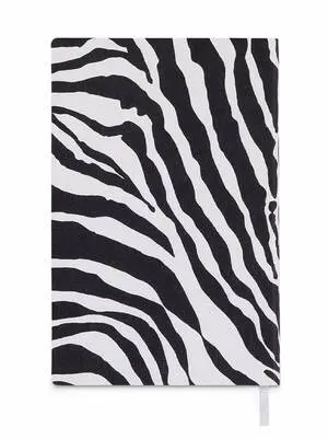 Dolce & Gabbana Small Zebra-print Leather Blank Notebook