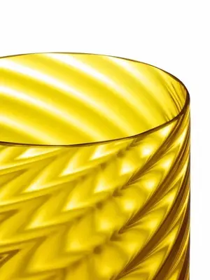 Dolce & Gabbana Hand-blown Murano Water Glasses - Yellow