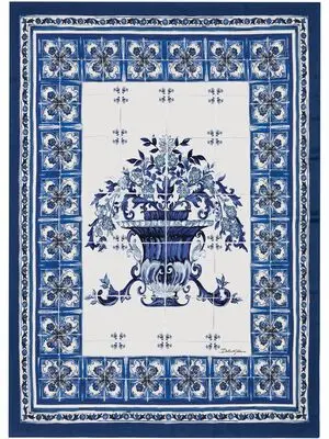 Dolce & Gabbana Mediterraneo-print Double-faced Table Cloth