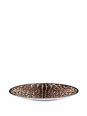 Dolce & Gabbana Leopard-print Porcelain Charger Plate