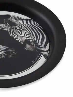 Dolce & Gabbana Zebra-print Lacquered Tray