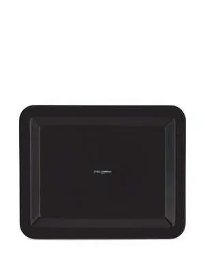 Dolce & Gabbana Medium Zebra-print Wood Tray