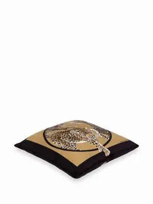 Dolce & Gabbana Small Leopard-print Silk Cushion