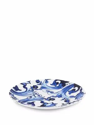 Dolce & Gabbana Blu Mediterraneo-print Porcelain Dinner Plates