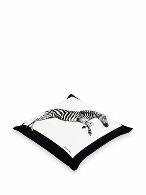 Dolce & Gabbana Small Zebra-print Canvas Cushion