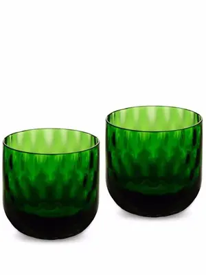 Dolce & Gabbana Hand-blown Murano Shot Glasses - Green