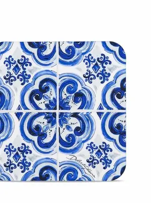 Dolce & Gabbana Blu Mediterraneo Printed Coasters