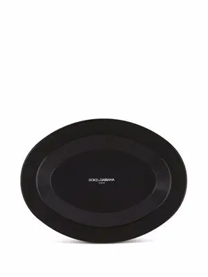 Dolce & Gabbana Zebra-print Wooden Tray