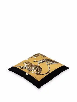 Dolce & Gabbana Medium Leopardo-print Velvet Cushion