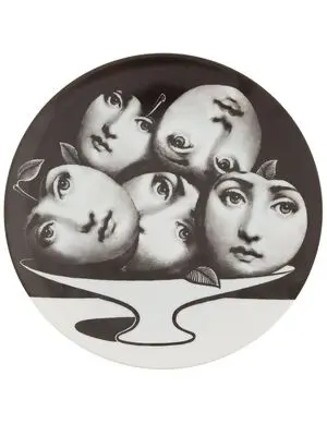 FORNASETTI Plate - Grey