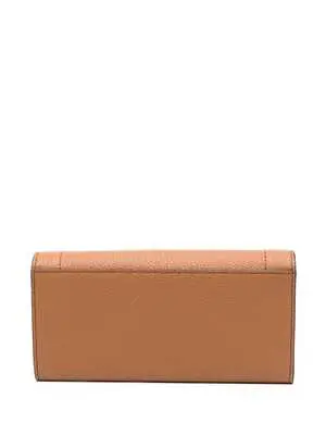 LANCEL Pebbled-leather Purse - Neutrals