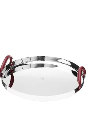 Christofle Mood Nomade Round Tray - Silver
