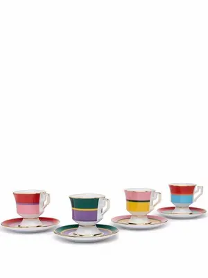 La DoubleJ Set Of 4 Espresso Cups - Red