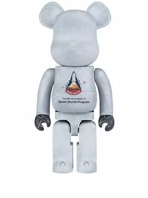 MEDICOM TOY Be@rbrick Space Shuttle 1000% Figure - White