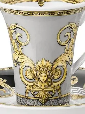 Versace X Rosenthal Prestige Gala Espresso Cup Set