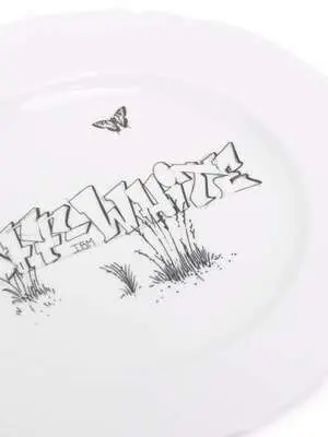 Off-White X Ginori 1735 Logo-print Dessert Plate