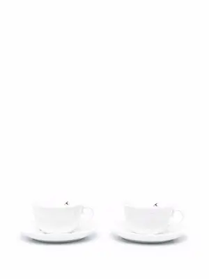 Off-White X Ginori 1735 Logo-print Teacup Set - White